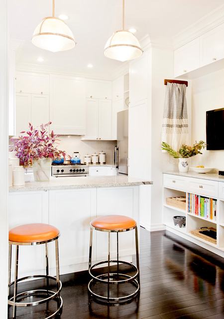 Upper West Side Starter Penthouse - Transitional - Kitchen - New York - by Pamela Dailey Design ...