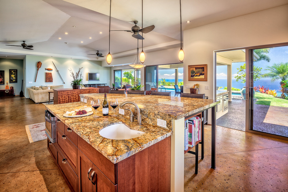 Upscale Home in Kailua-Kona, Hawaii - Craftsman - Kitchen - Hawaii - by ...
