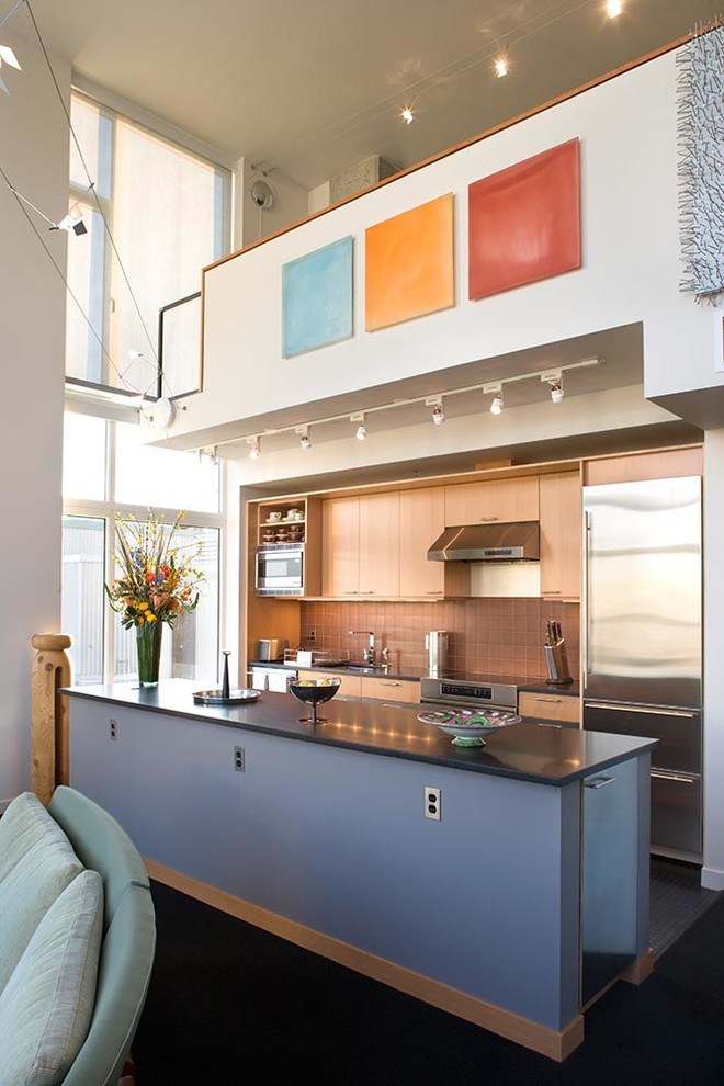 Urban Condos - Modern - Kitchen - Seattle - by BLUE CANYON CONSTRUCTION ...