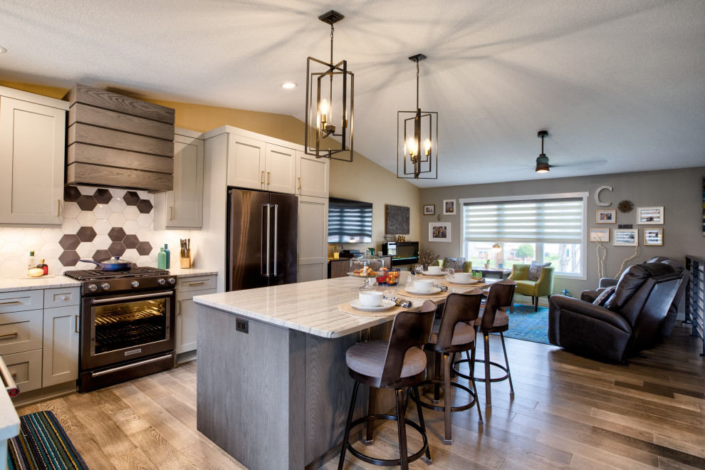 Urban Loft Kitchen - Modern - Kitchen - Minneapolis - by Interiors by J ...