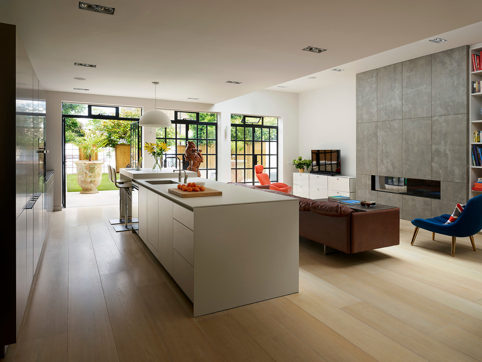 Urban open plan living - Contemporary - Kitchen - Other - by Kitchen ...