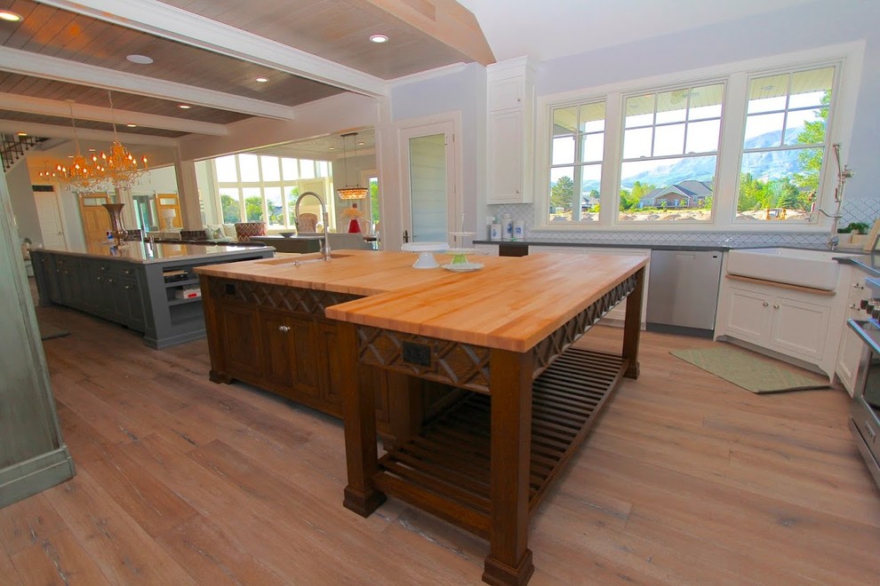 Utah Valley Parade of Home Kitchen Design - Farmhouse - Kitchen - Salt ...