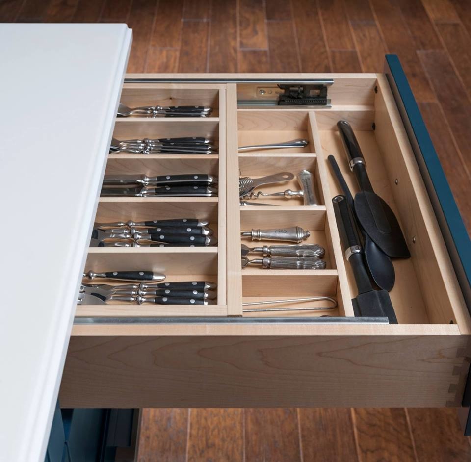 Utensils Drawer - Modern - Kitchen - Houston - by Cabinets & Designs ...