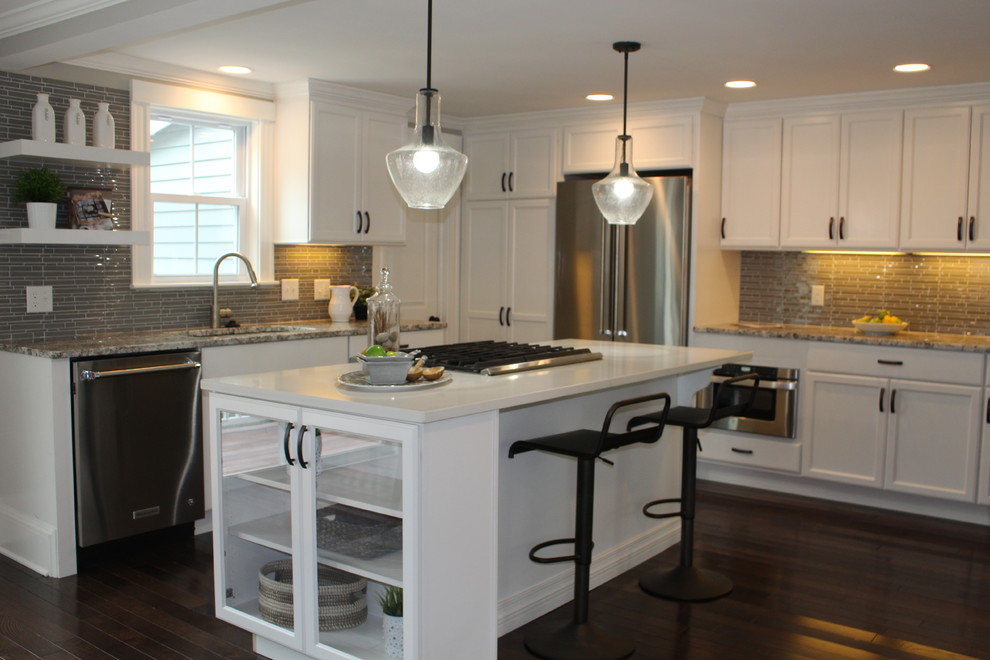 Vacant Property Staging, Newburyport, MA - Transitional - Kitchen ...