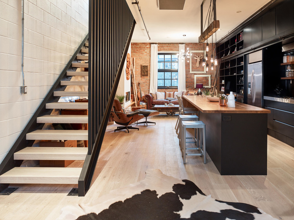 Vancouver Loft Millwork - Industrial - Kitchen - Vancouver - by Cal ...