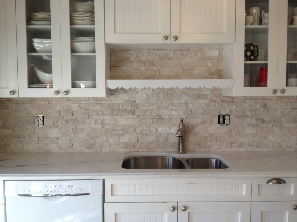 Variety Kitchen Backsplash - Transitional - Kitchen - New York - by ...