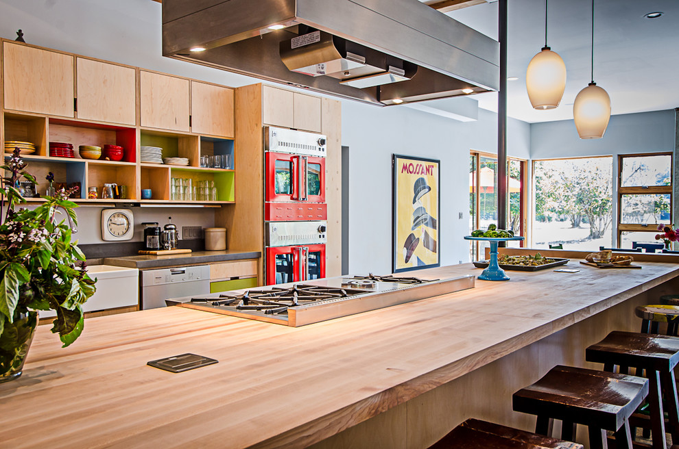 vashon barn conversion - Modern - Kitchen - Seattle - by Floisand ...