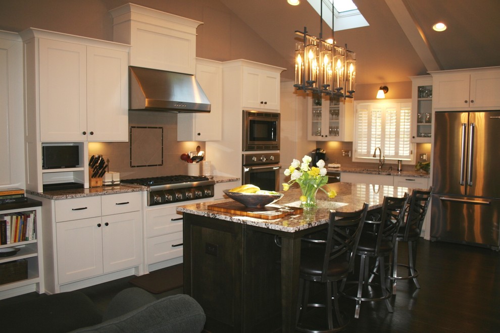Vaulted ceiling with skylight - Contemporary - Kitchen - Atlanta - by ...