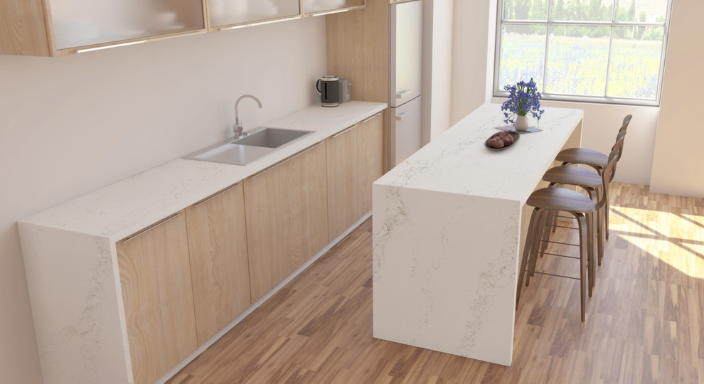 VICOSTONE Gallery - BQ8628 Statuario - Contemporary - Kitchen - Other ...