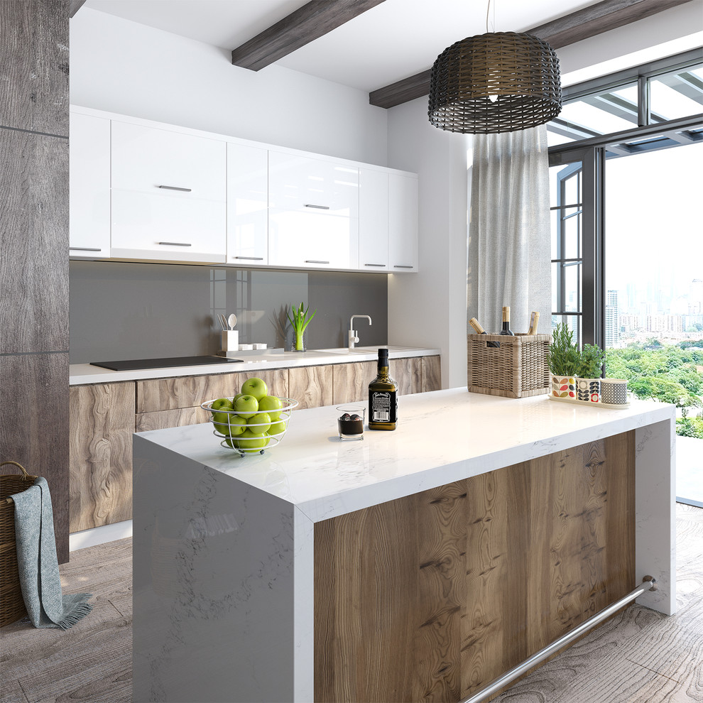 VICOSTONE Gallery - BQ8628 Statuario - Contemporary - Kitchen - Other ...