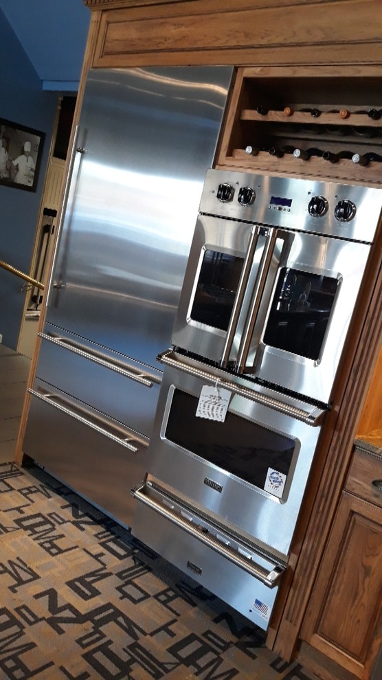 Viking 36" Virtuoso Fully Integrated Bottom-Freezer Refrigerator ...