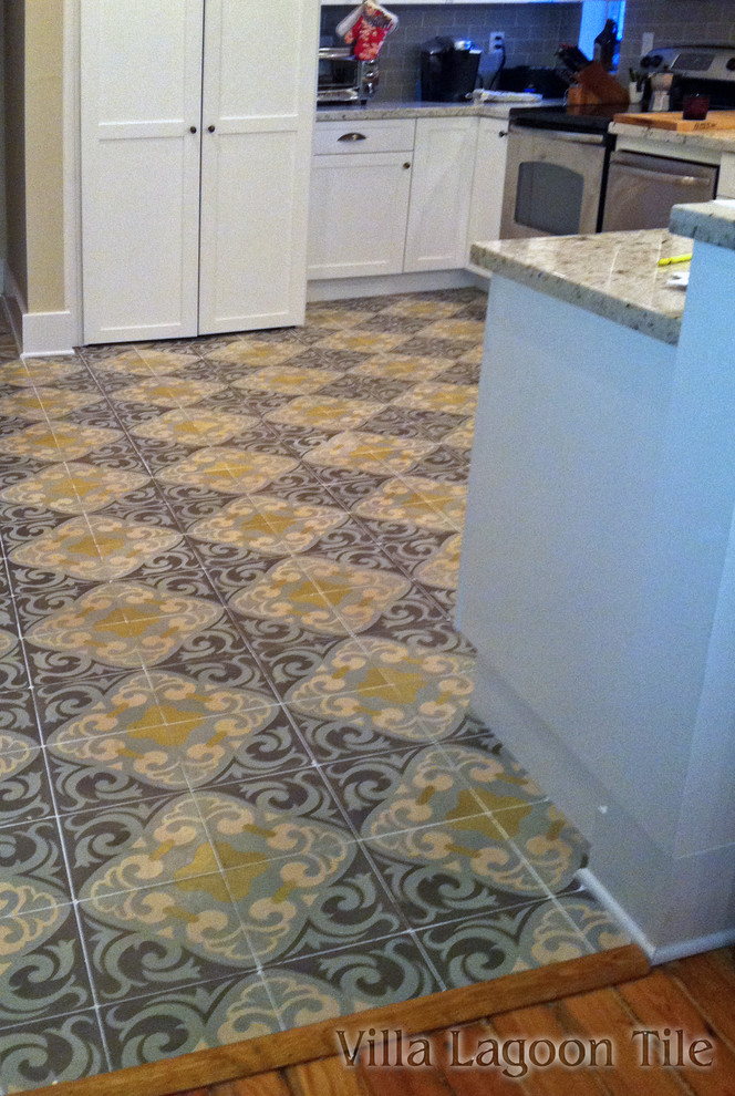Cement Tile Kitchen Floor