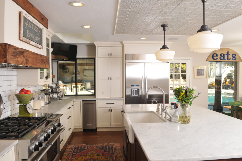 Vintage Industrial Kithen - Farmhouse - Kitchen - Oklahoma City - by ...