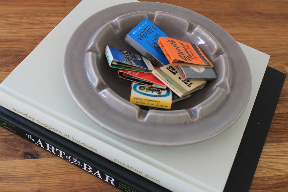 Vintage Matchbook Collection Bar Display - Modern - Kitchen - Los ...