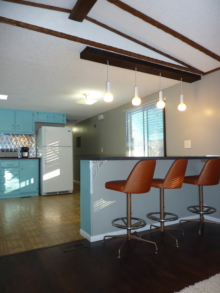 Vintage Mobile Home #1 -Kitchen Bar - Midcentury - Kitchen - Denver ...