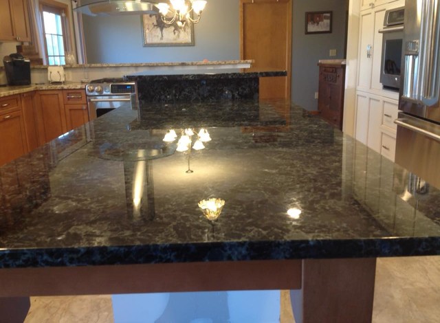 Namibian Gold Granite Kitchen Countertop Brazil Exotic Gold Granite