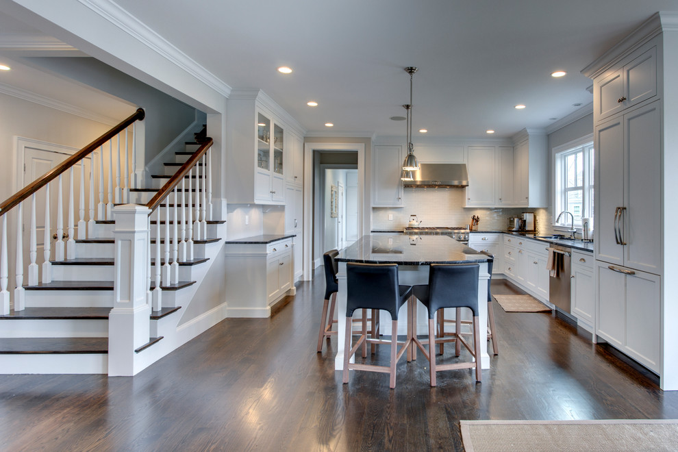 Walk-out Basement New Construction - Traditional - Kitchen - Boston ...