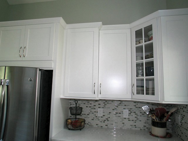 Wall Cabinets [Staggered Depth Transition] - Transitional - Kitchen ...