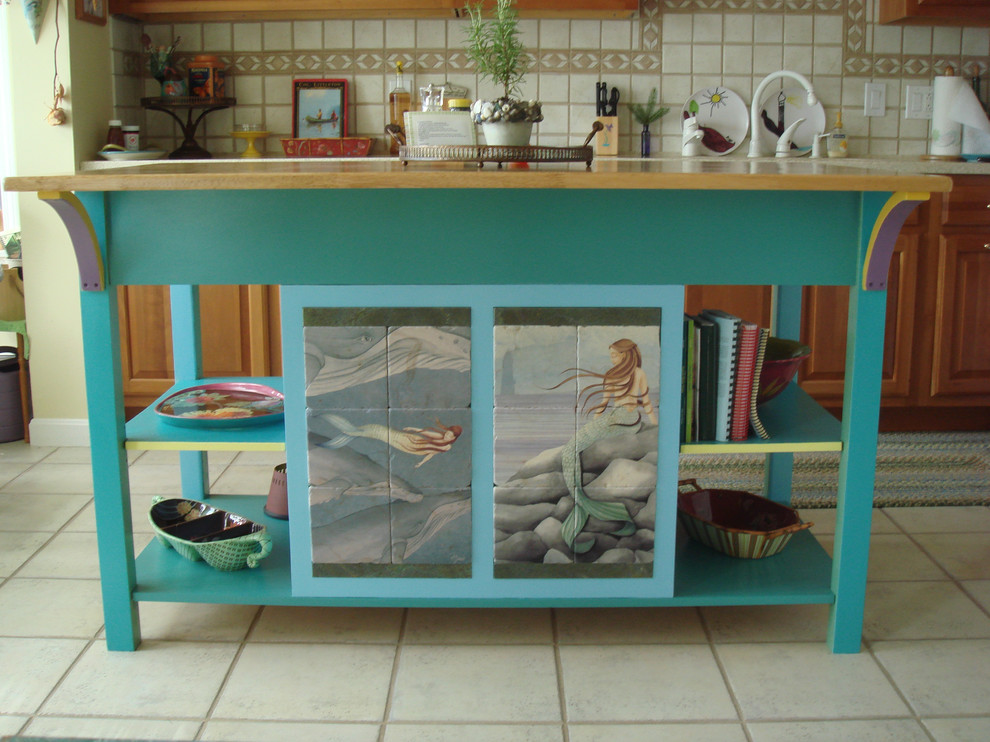 Wall Murals - Eclectic - Kitchen - Portland Maine - by Screencraft ...