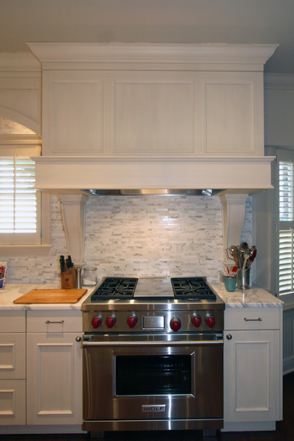 Wall of Pantry Cabinets and Island Storage Maximize Space in Woodmode ...