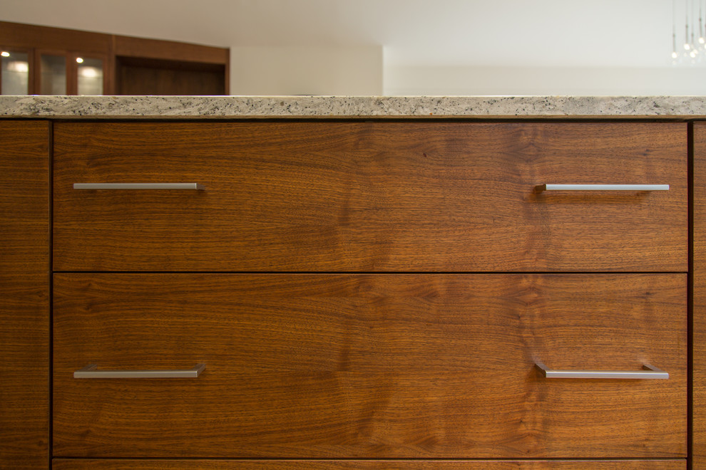 Walnut and Grey Kitchen - Modern - Kitchen - Other - by Tim Bowdin ...