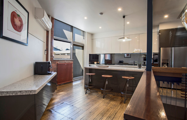 Warehouse conversion - Industrial - Kitchen - Melbourne - by Ultimate ...