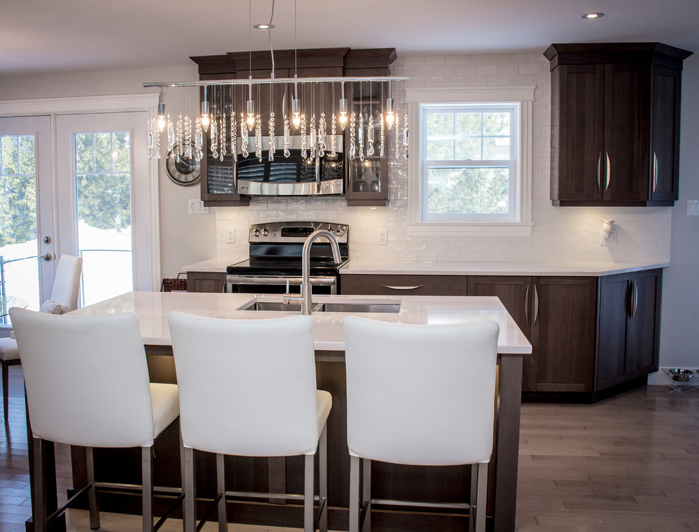 Warm and Sparkly Kitchen - Contemporary - Kitchen - Other - by Home ...