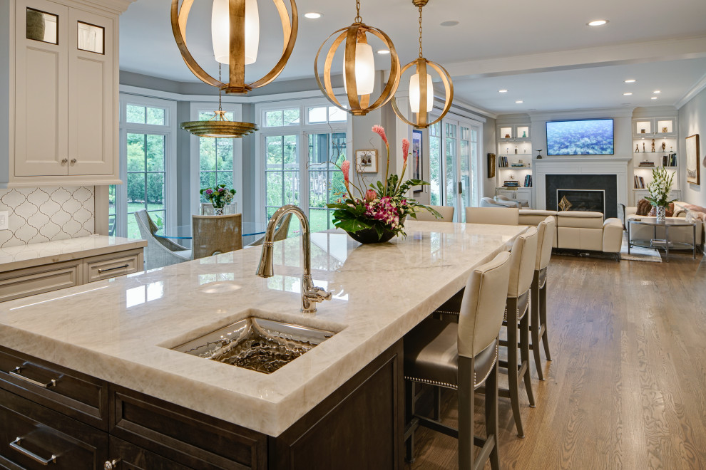 Warm and Welcoming Kitchen Renovation - Transitional - Kitchen ...