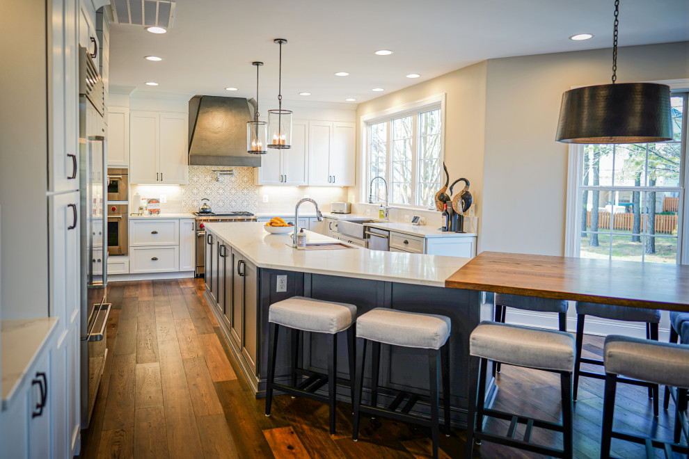 Warm Inviting Kitchen in Haymarket - Transitional - Kitchen - DC Metro ...