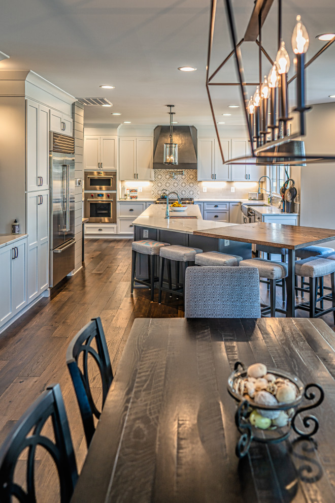 Warm Inviting Kitchen in Haymarket - Transitional - Kitchen - DC Metro ...