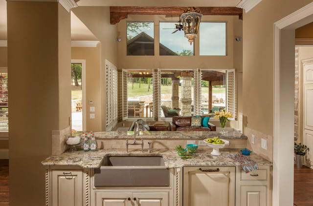 Warm Neutral Open Floor Plan - Traditional - Kitchen - Dallas - by ...