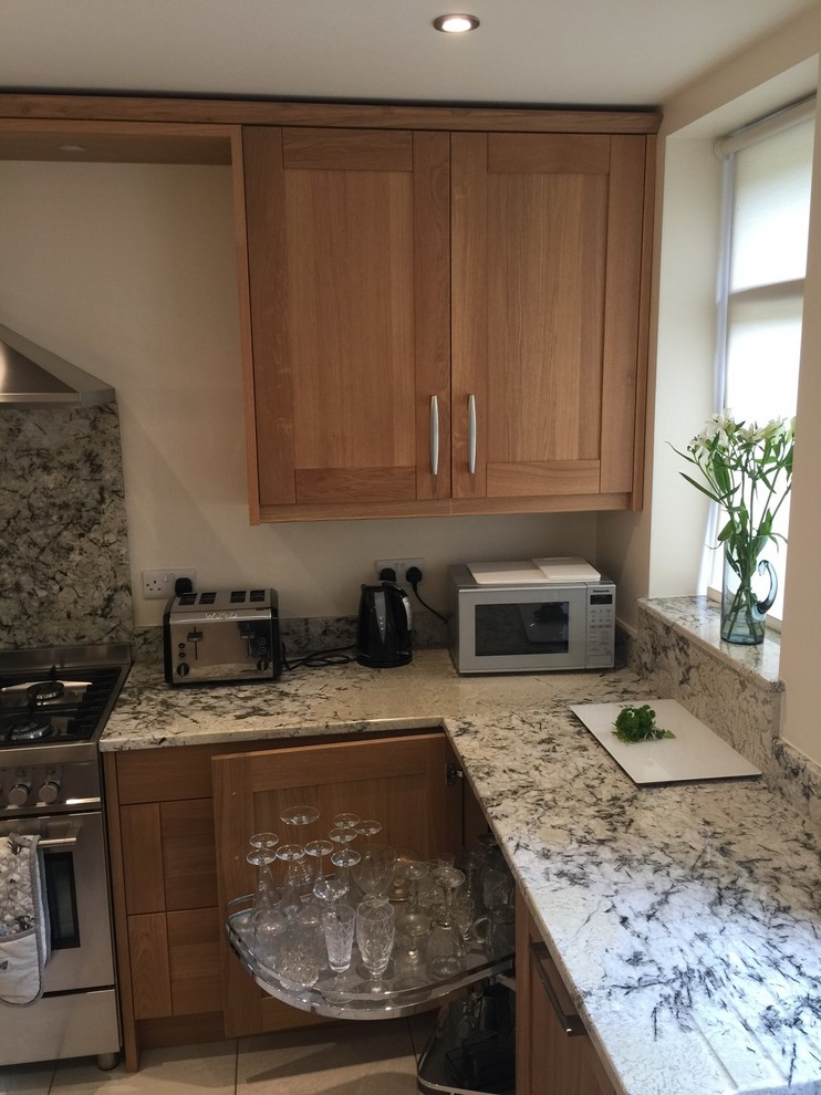 Warm up your kitchen with a classic, light wood design, that family ...