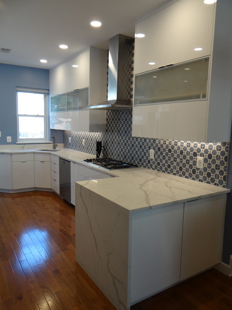 Washington DC Rowhouse - Modern - Kitchen - DC Metro - by Mattice ...