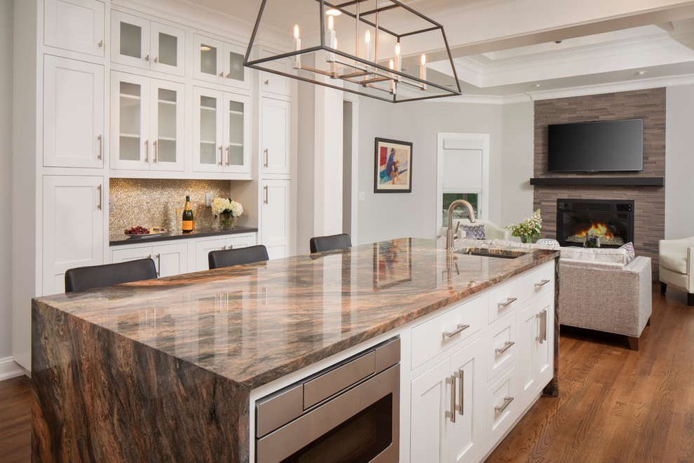 Waterfall Wonder - Modern - Kitchen - New York - by Creative Design ...