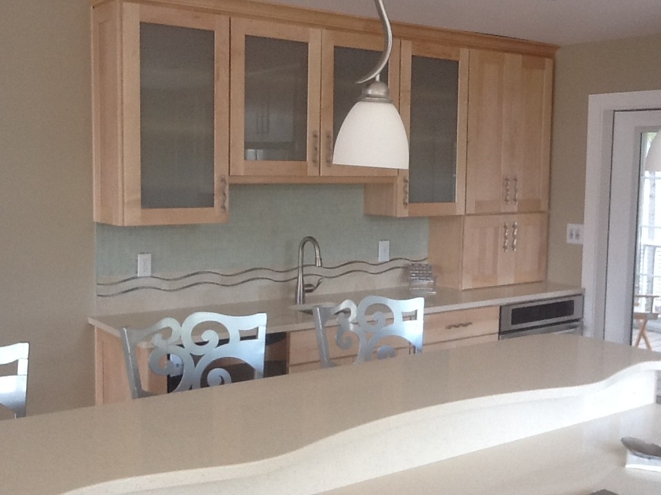 "Wavy" Kitchen - Contemporary - Kitchen - DC Metro - by Gina ...