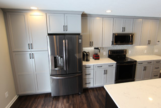 Waypoint LivingSpaces 410F Painted Stone Cabinets - Kitchen - Cleveland ...