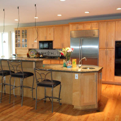 Well lighted eating and workstation for your kitchen. - Contemporary ...
