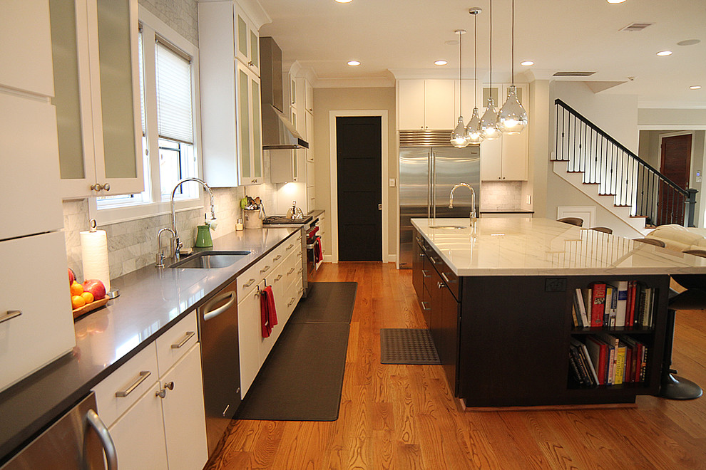 Wellborn-Premier: Milan White Paint and Espresso Maple - Transitional ...