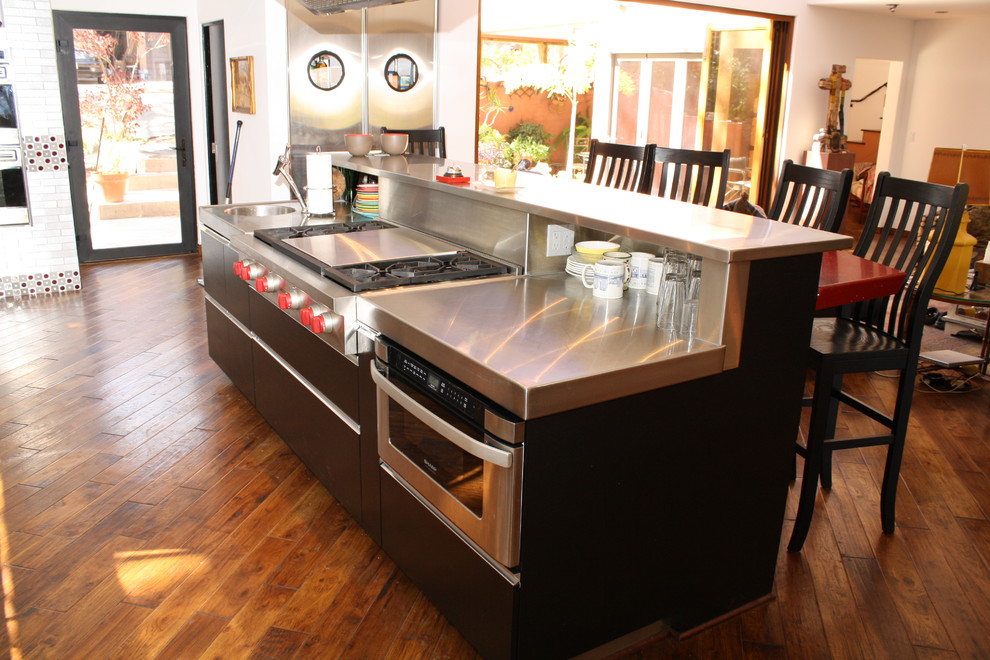 Wenge Kitchen Island - Modern - Kitchen - Los Angeles - by Cabinet ...