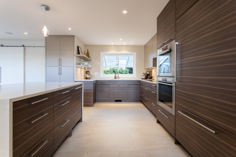 West Coast Turns Contemporary - Contemporary - Kitchen - Vancouver - by ...