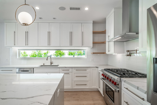 West Hollywood full renovation project (Croft) - Contemporary - Kitchen ...