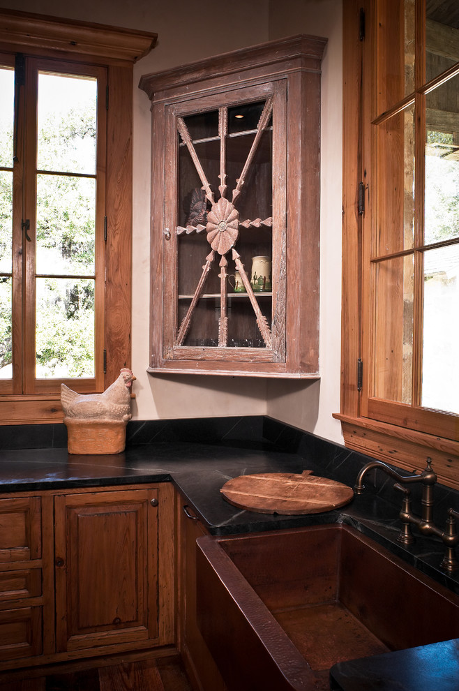 West Texas Traditional Ranch - Rustic - Kitchen - Houston - by Osborne ...