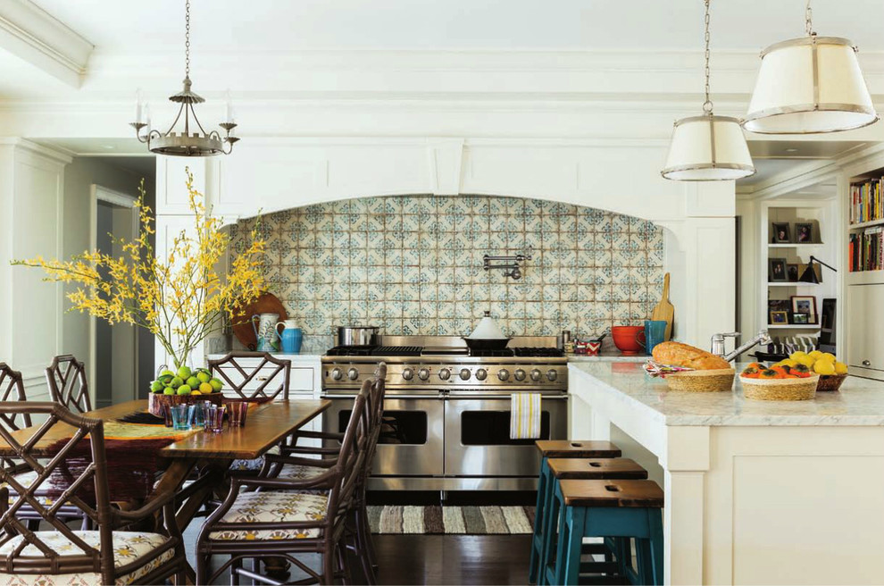 Weston Wellesley Whitewash - Traditional - Kitchen - Boston - by Studio ...