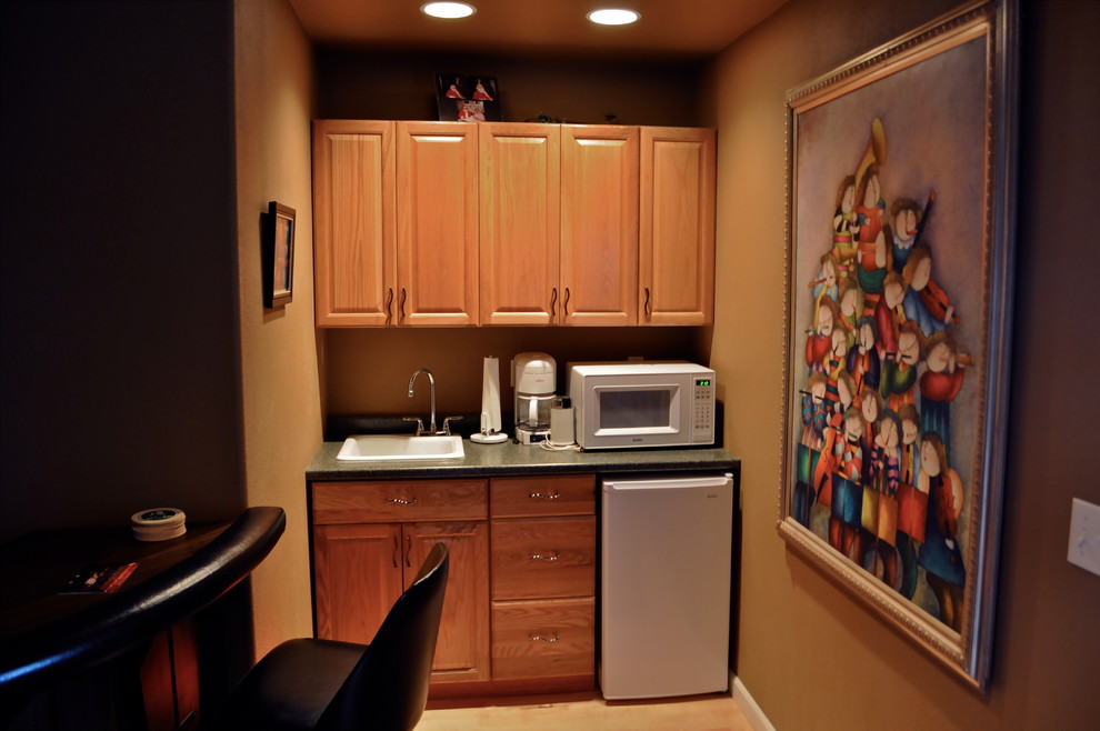 Wet Bar in Theater Lobby - Traditional - Kitchen - Seattle - by User ...