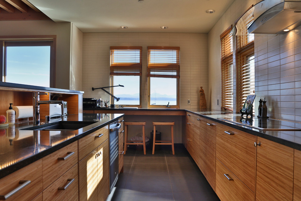 Wharfside WabiSabi - Eclectic - Kitchen - Seattle - by Flat Rock ...