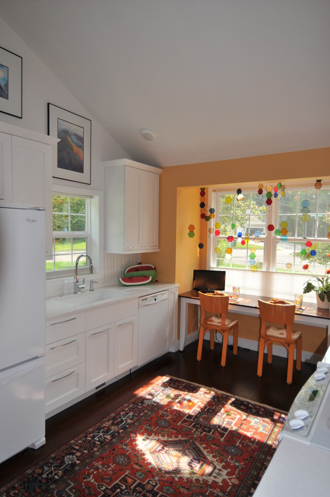 White, Bright and Cheery - Modern - Kitchen - Other - by Custom Craft ...