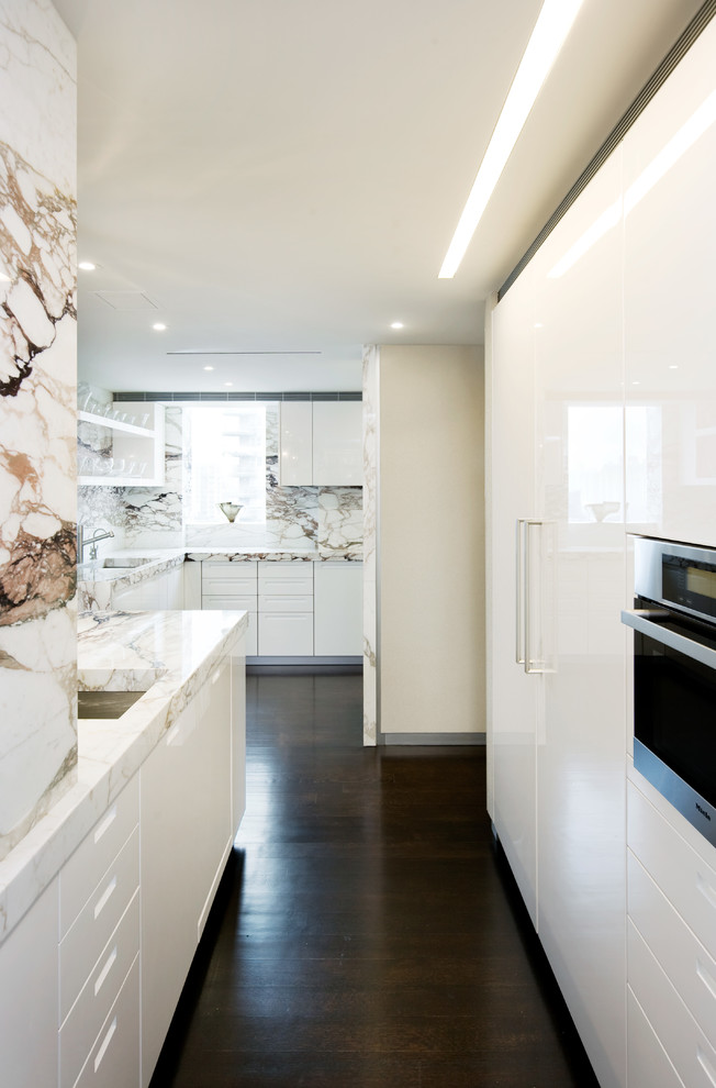 White Bright and Modern Kitchen - Contemporary - Kitchen - Other - by ...