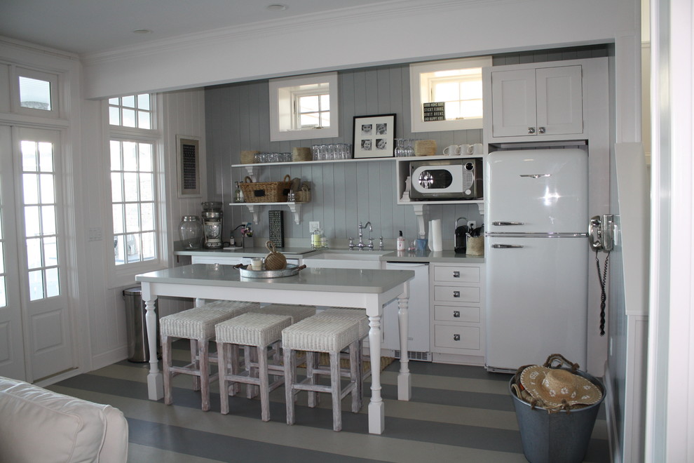 White Cottage - Beach Style - Kitchen - Other - by Heidi Hornaday ...