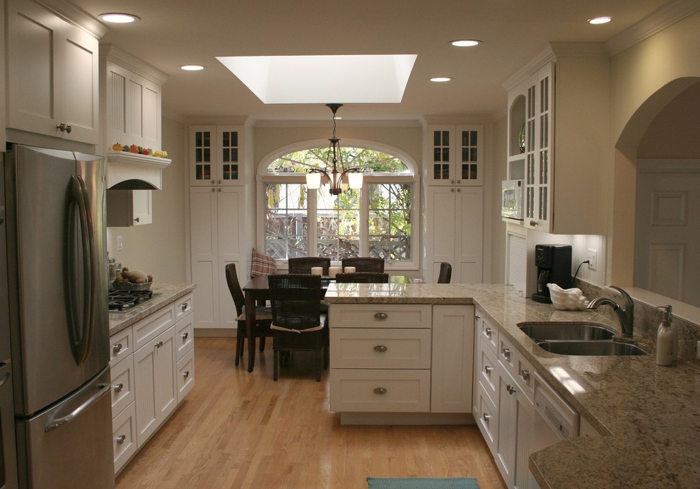 White Cottage Kitchen - Traditional - Kitchen - Seattle - by Laurie ...
