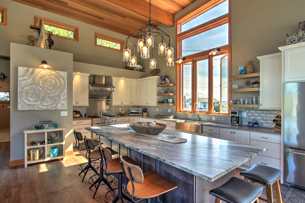 White Family Cabin - Contemporary - Kitchen - Seattle - by Concept ...